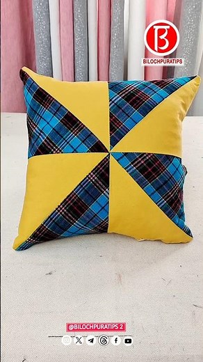 How to Make Patchwork Pillow Tutorial Part