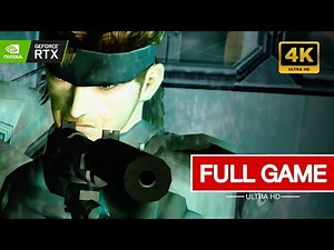 Metal Gear Solid 2 Remastered – Full Game Walkthrough (No Commentary) 4K 60 FPS