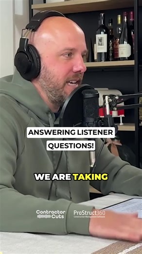 On this week's podcast episode we’re discussing listener submitted questions! No scripts, no prep—just real situations from our coaching clients and contractors like YOU. Check it out on YouTube or wherever you listen to your podcasts. Send us a message if you want us to discuss your question or job situation on a future episode. #ContractorLife #BusinessTips | Contractor Cuts Podcast