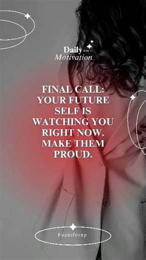 Make your future self proud today!✨ Subscribe for daily growth#Focusforup #Growth #Motivation