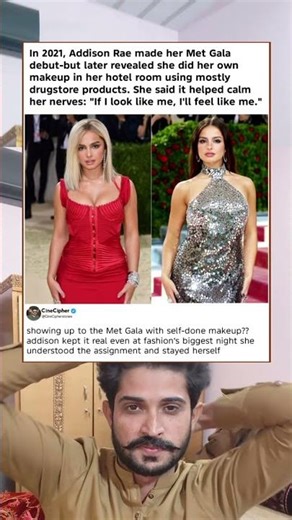 Addison Rae Met Gala - She Did Her Met Gala Makeup in a Hotel Room with DRUGSTORE 😭🔥