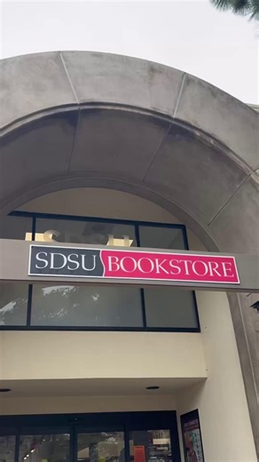 Time to add a trip to the SDSU Bookstore to your to-do list before the first day of school! 📝😉 Stock up on all your essentials at the SDSU Bookstore and get ready to crush the Spring ’26 semester at SDSU! #SDSU #SDSUBookstore #CollegeLife #BackToSchool