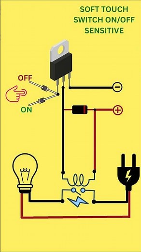 DIY Soft Touch Switch | 12V/220V Control Using MOSFET & Relay