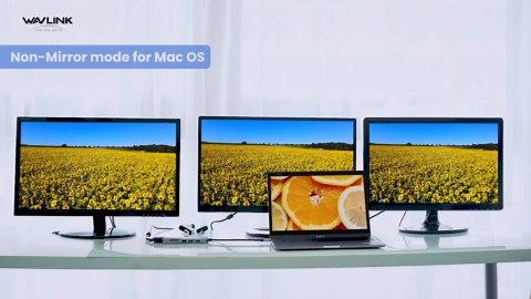 WAVLINK USB C Docking Station Dual Monitor for Dell HP Surface Lenovo MacBook Laptop, Triple Display USB-C Hub Multiport Adapter Dongle- 2 HDMI, VGA, Ethernet,100W PD, 5 USB, SD/TF Card Reader,Audio