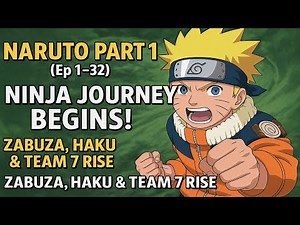 Naruto Part 1 | Episodes 1-32 | Ninja Journey Begins 🔥