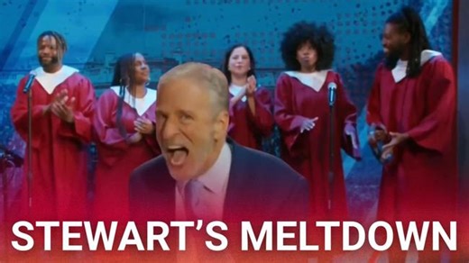 Jon Stewart’s Colbert meltdown roasted after he tells CBS to ‘go f**k’ themselves