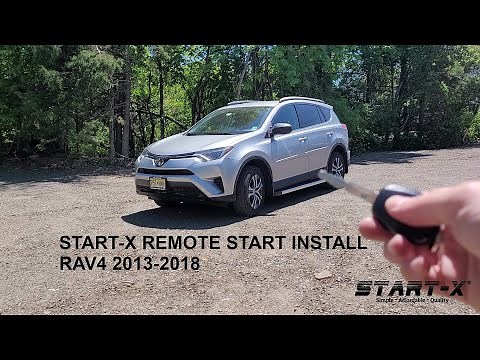 Start-X Rav4 Key Start 2013-2018 Remote Start Install