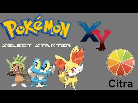 How To Fix Pokemon X or Y Game Freeze and Select Starter (Easy) Citra Emulator