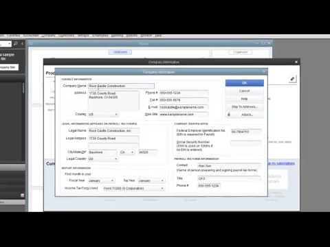 How to Change a Company Name in QB