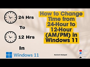 How to Change Time from 24-Hour to 12-Hour AM/PM in Windows 11 | Quick & Easy Within a Minute
