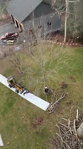 We treat your yard as it were our own! 6k on new protection mats! | Brittain's Tree and Crane Service