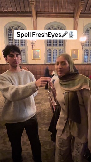 Spelling challenge #fresheyesradio #depaul #chicago #muslim