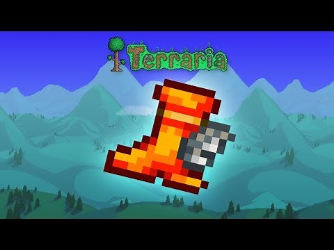Terraria - Lava Watstiefel herstellen & auf Lava laufen (Lava Waders)