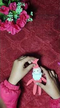 🎅✨ Bringing Santa to life with clay!From clay to Christmas magic🎄Handmade Santa making video❣️#ammu✨