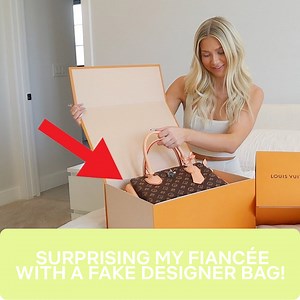 98K views · 1K reactions | Tried to trick her with a fake designer bag… how long do you think it took her to notice?  | Charles Davis | Facebook
