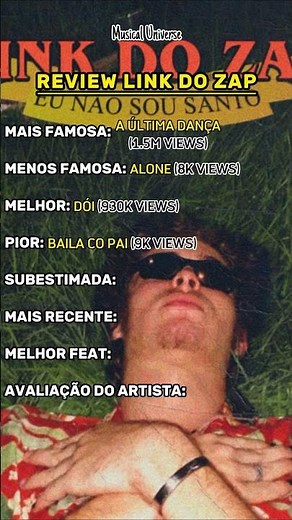 Review LINK DO ZAP #linkdozap #trap #rap #musicaluniverse777