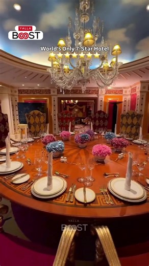 Inside the Burj Al Arab Royal Suite 🤯 The world’s only 7-Star hotel, where luxury starts at AED 100,000 per night 🤑 Comes with👇 • 24 hour private butler service • A revolving bed • 24K gold TV • The famous gold shower • Ultra luxurious bathrooms And so much more! 😍 Would you experience this level of luxury for a night? 📍 Burj Al Arab, Dubai 🇦🇪 #burjalarab #dubai #luxury #uae #7starhotel