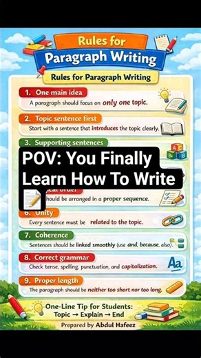 POV: You Finally Learn How To Write 📝