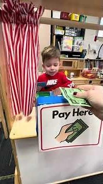 Check out our newest dramatic play area—a bustling drive-through! 🚗🍔 The kids are absolutely