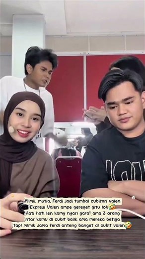 Valen emang bener bener nya lu duta cubit🤣 mimil, mutia, Ferdi jadi sasaran🤣 #fypyoutube #da7
