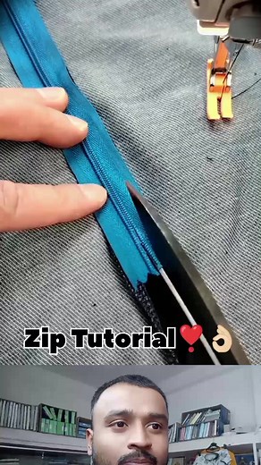 151K views · 541 reactions | Zip sewing tutorial  #trendingreels #sewingtutorial #sewinghacks #sewingtips #sewing #sew #like #reelsviralシ | Tailor Dost Vijay | Facebook