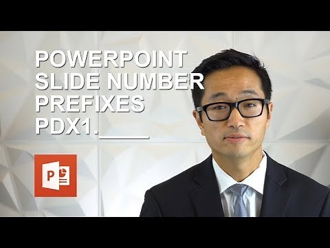 Adding Slide Prefixes for Powerpoint