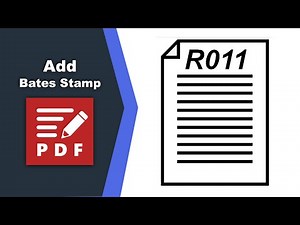 How to Apply Bates Numbering to a PDF File in PDF-XChange Editor