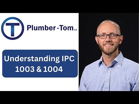 Understanding International Plumbing Code 1003 & 1004