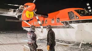 Watch footage from the medevac rescue in Antarctica