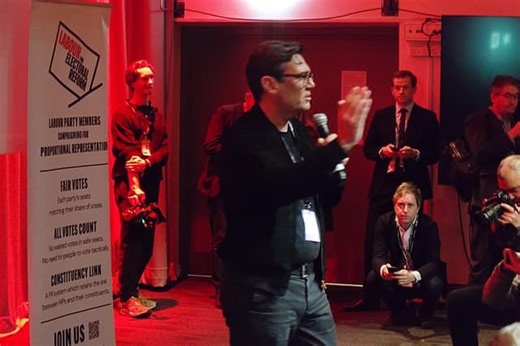 Proportional Representation Campaigners Lobby at Labour Conference