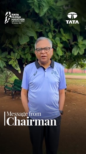 A message from our Chairman, N. Chandrasekaran, for all our runners as they get ready to Level Up at this year’s #TataMumbaiMarathon. #ThisIsTata #KnowNoLimits #TMM2026 Tata Mumbai Marathon Tata Consultancy Services | Tata Group