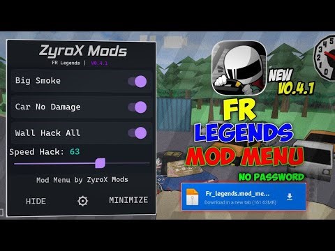 FR Legends Mod Menu v0.4.1 | Unlimited Coins & All Cars | Mediafire Download