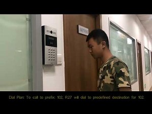 How to set up key features of the Akuvox R27A