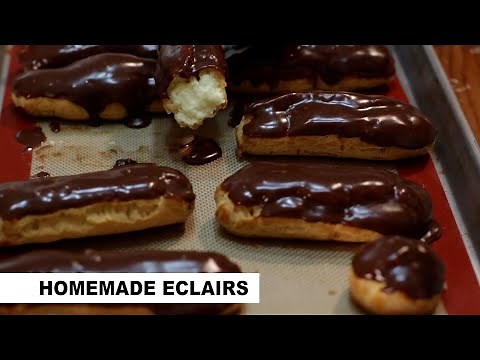 Easy Homemade Chocolate Eclairs Recipe