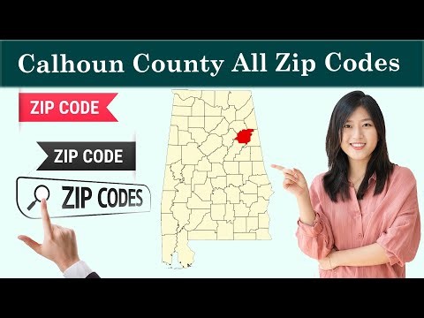 Calhoun County Alabama Zip Codes with Map | Complete ZIP Code Guide