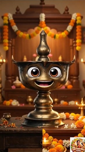 விளக்கு சுத்தம் பண்ண இந்த ஒரு டிப் போதும் ✨#VillakkuCleaning #PoojaTips #KitchenTipsTamil #shorts