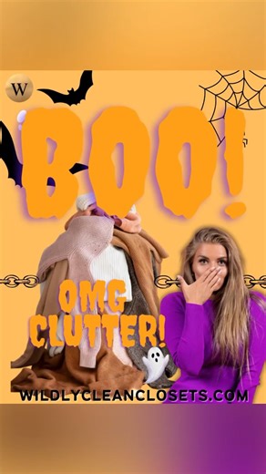 Haunted by procrastination and clutter? 👻 Break free from the chains of chaos and unspookify your wardrobe with Wildly Clean Closets ✨ Because a messy closet shouldn’t give you chills — it should give you confidence 💄💋 🕸️ Shop now and turn your haunted space into a Wildly Clean dream closet 🌸 #WildlyCleanClosets #ClosetGoals #FallAesthetic #ClosetInspo #OrganizedLife #ClosetTransformation #GirlyCloset #SpookySeasonStyle | Wildly Clean Closets