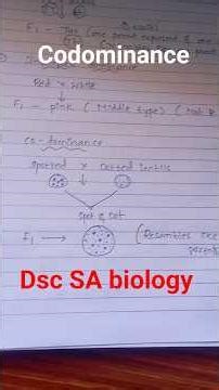 Codominance Easy Explanation | Genetics | DSC Biology #english #dsc #telugu