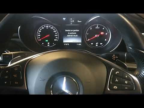 reset the service message on a Mercedes GLC