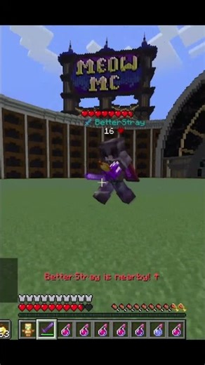 Minecraft 1v1 netpot i died alot times but i am improving #minecraft #shorts