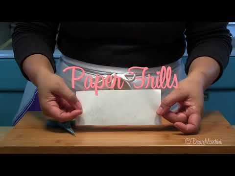 How to Make Paper Frills for a Crown Roast
