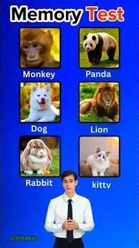 Memory Test Challenge! Can You Remember All the Animals?#shorts #quiz #animalquiz #quiztime