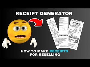 How to become a better RESELLER with a 1:1 Receipt Generator!
