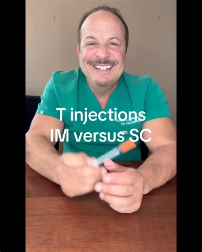 Male Anti-Aging Institute on Instagram: "T injections; IM versus SC? #trt #testosteronereplacementtherapy #testosteronebooster #fypシ"