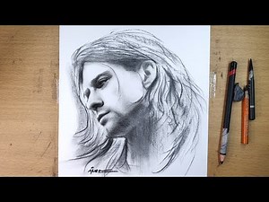 Kurt Cobain Drawing Demonstration
