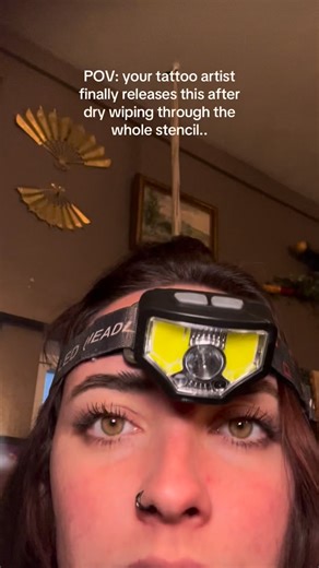 Cait Kreft on Instagram: "Artists: what are y’all using so we don’t gotta put our clients through this?? For me it’s Scott’s blue shop towels + a glide (Aquaphor or Mad Rabbit)I tattoo a line, wipe with glide, then wipe with a dry towel. That stencil stays crisp until I’m done. 👌 Clients: I promise I’m not trying to torture you 😂 just doing my best to keep your lines clean and my sanity intact. #tattoohumor #indianatattooartist"