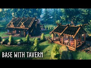 Valheim Building | The Perfect Survival Base — With a Tavern Inside!