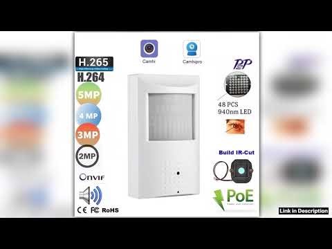 Mini WiFi Camera Invisible Audio 2MP5MP HD Indoor PIR Style Hidden Security Wireless Night Vision H