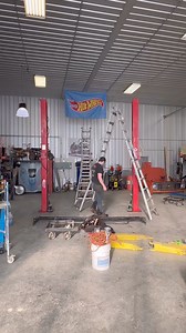 9K views · 58 reactions | The boys from Timco Hoist Services made quick work of moving my 2 post. We’re going to put it to use right away! #timcohoistservice #yql #shoptools | Dick Industries Inc | Facebook