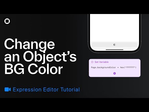 Set an Object's BG Color